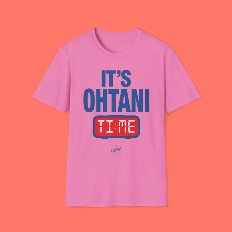 It's Ohtani Time Shirt - Los Angeles Dodgers Shohei Ohtani Tee - OriBubble