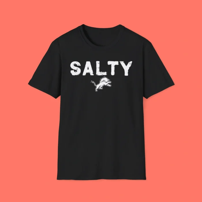 Detroit Lions Dan Campbell Salty Shirt - Lions salty meme Tee - OriBubble